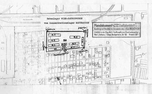 Mauthausen Concentration Camp Map